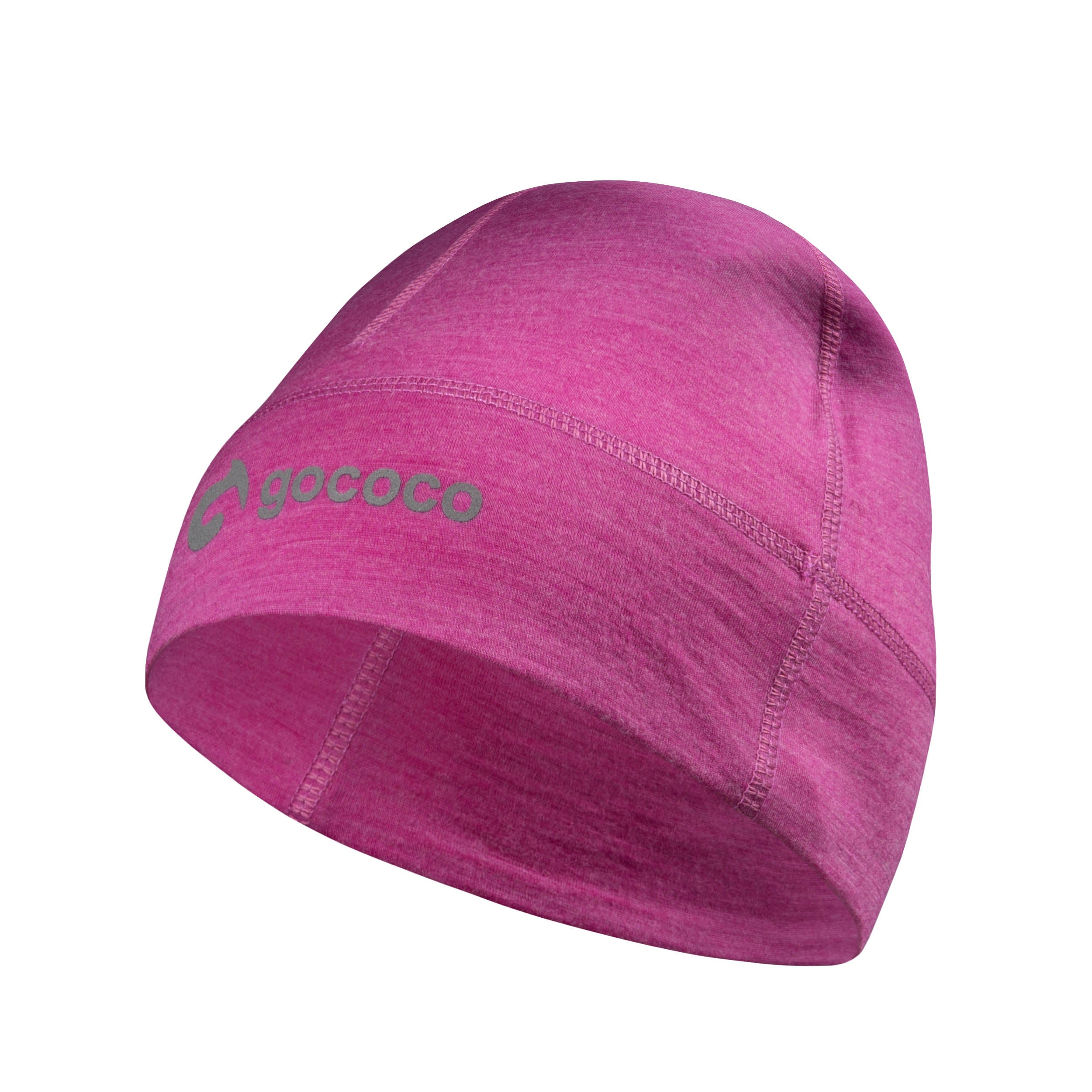 Thin Merino Wool Running Hat Pink | Gococo